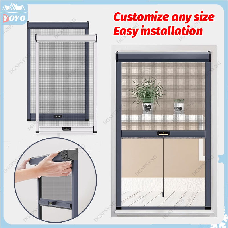 Folding screens detachable invisible screens push-pull retractable roll ...