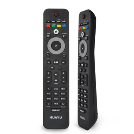 RM-D1000 Remote Control for Philips 8404 Series LED/LCD TV By HUAYU Factory | Shopee Singapore