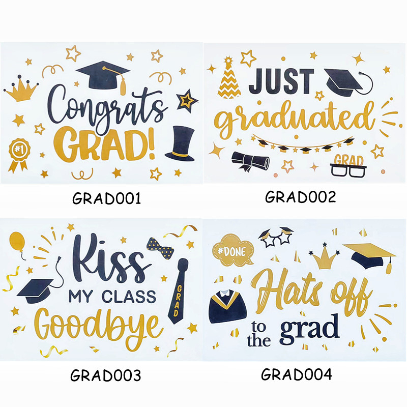 Celebrate Graduation BOBO Balloon Sticker Leave School Party ...