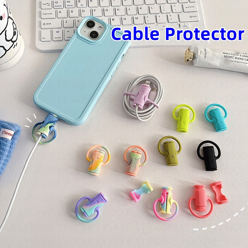 Cable Protection For USB Type C Android IOS Apple Charger Silicone ...