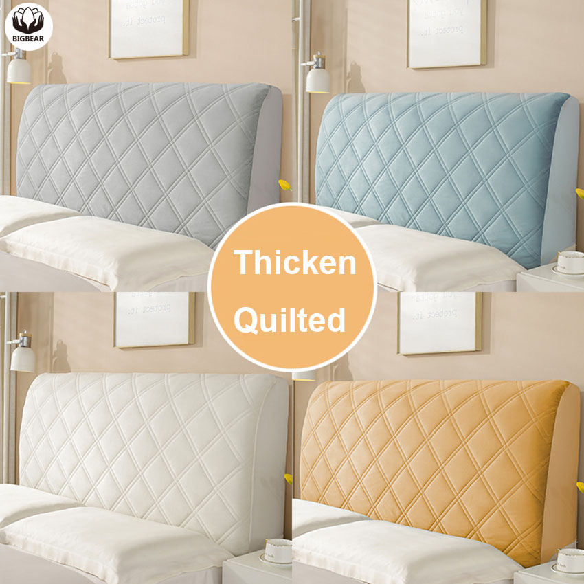All Inclusive Velvet Headboard Cover Queen King Size Thicken Quilted ...