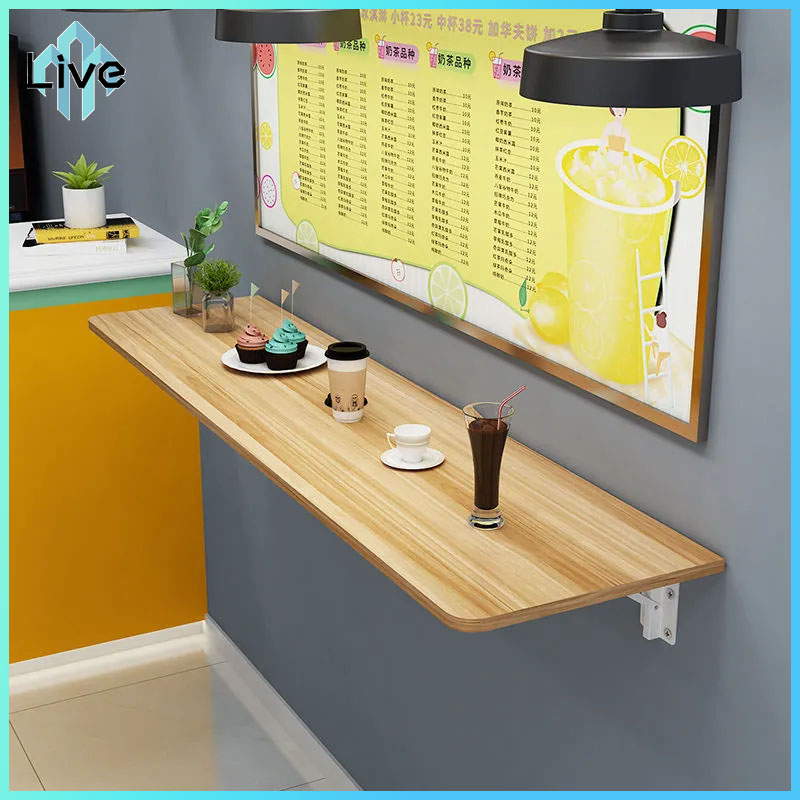 Wall Foldable Desk Small Apartment Wall Dining Table Kitchen Wall ...