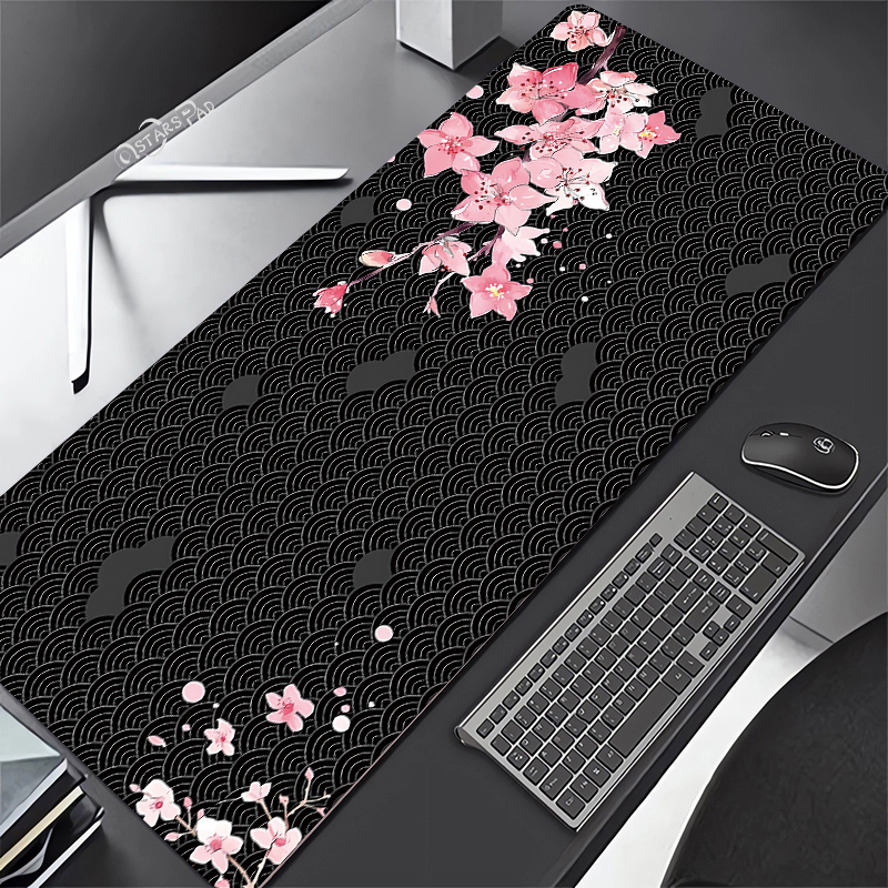 Death and Life Landscape Art Flower Mouse Pad 800x300mm Cherry Blossoms ...