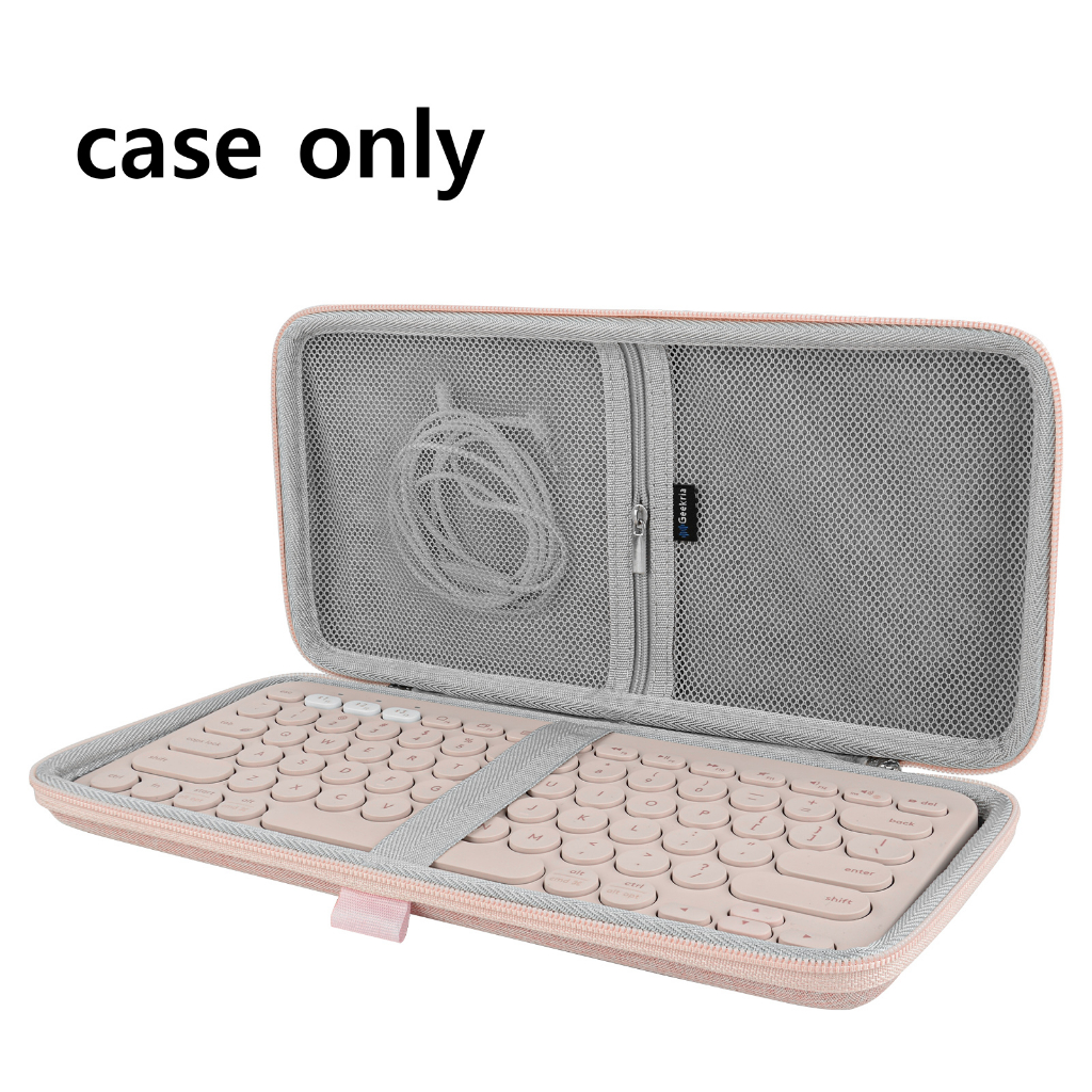 Geekria K380 Wireless Keyboard Case, Hard Shell Travel Carrying Bag ...