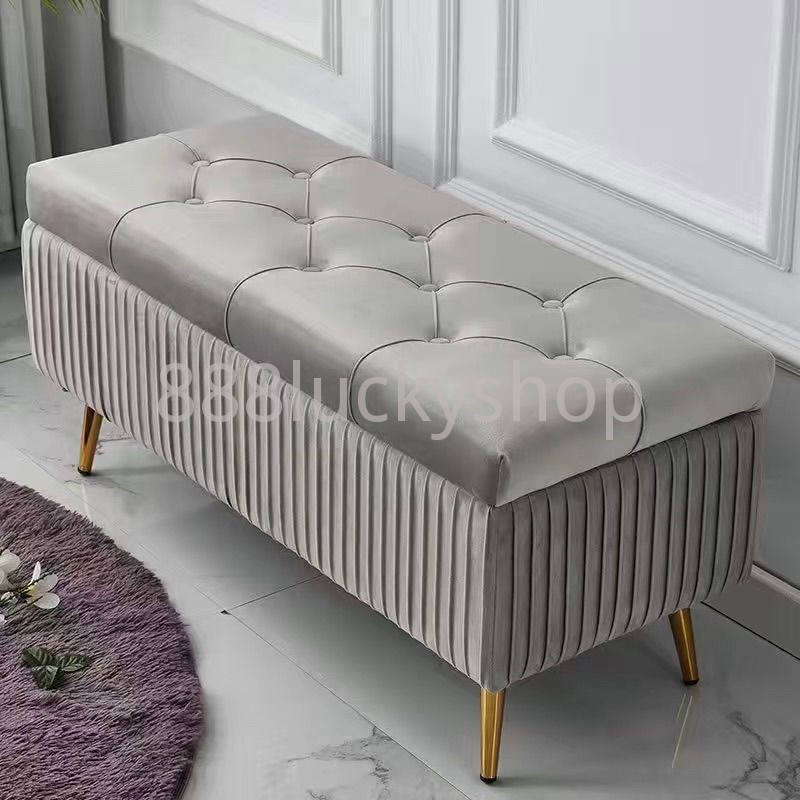 Storage Bench Storage Foot Rest Stool Bench Seat Storage Padded with ...