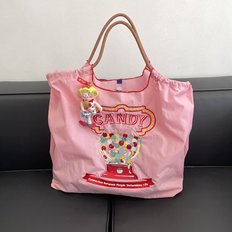 Japanese Style Embroidered Shopping Bag Handbag Oxford Cloth Bag ...