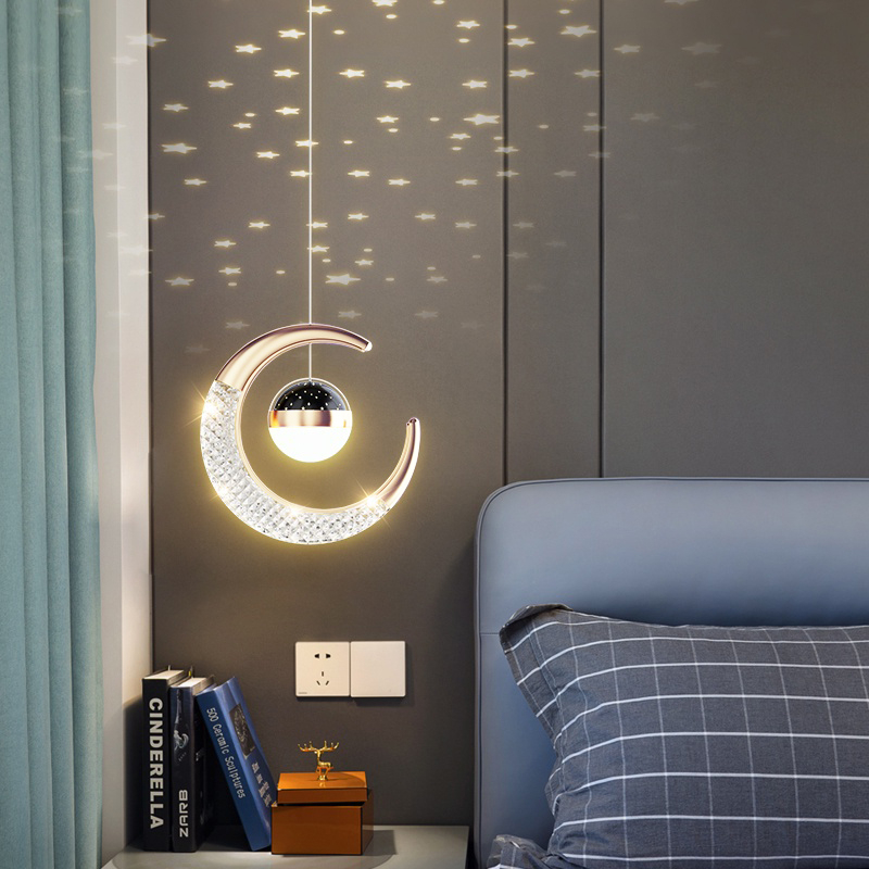 IKEE Modern Creative Gypsophila Chandelier Nordic Bedside Hanging ...