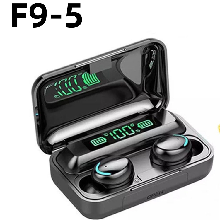 TWS LED Display F9-5 Bluetooth Earphones 5.0 Bluetooth Wireless ...