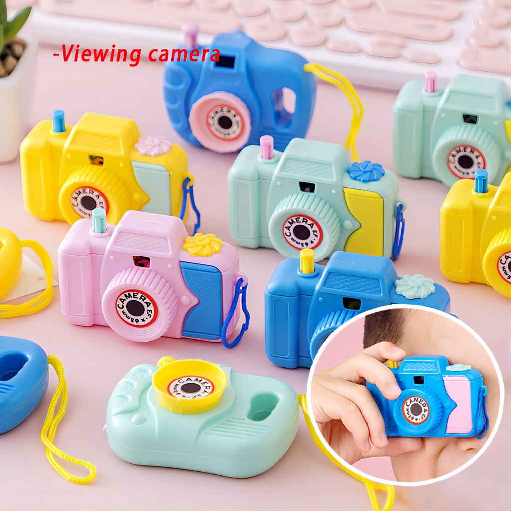 Children Watching Cameras Fun Cameras Simulation Projection Toys ...