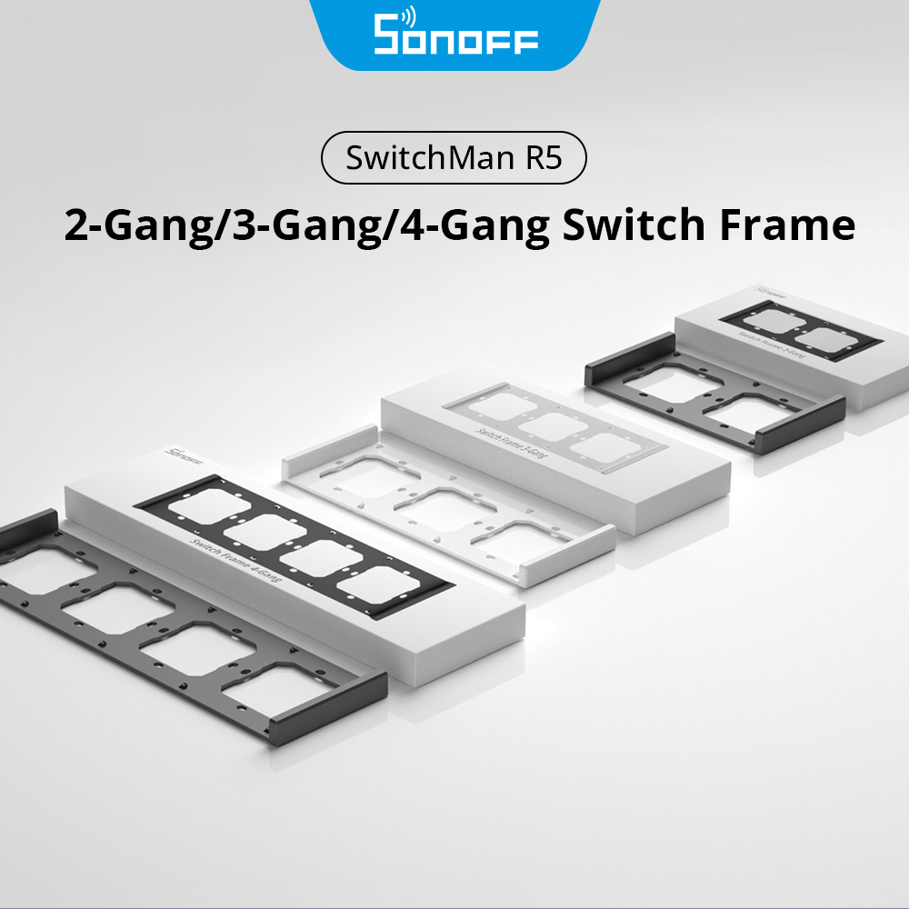 SONOFF M5 SwitchMan Switch Frame 2/3/4 Gang Adapted for M5-80 Smart ...