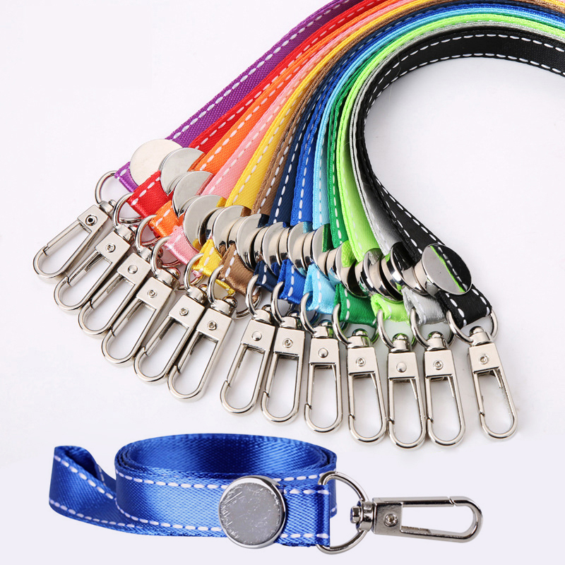 6 PCS Lanyards Straps Metal Clip Hanging Neck Rope Lanyard para llaves ...