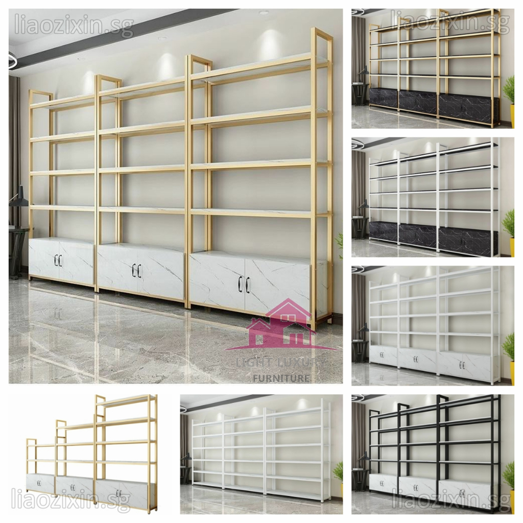 Cosmetic display cabinet multifunctional shelf shelves supermarket ...