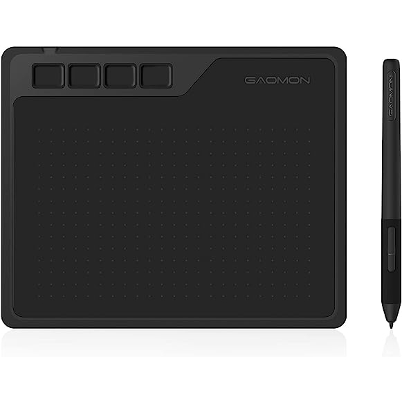 GAOMON S620 Graphics Tablet 6.5 x 4 Inches Pen Tablet with 4 Express ...