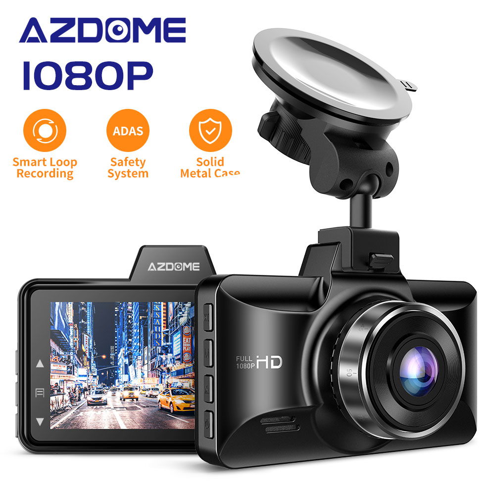 AZDOME M01 1080P Car Dash Camera with Night Vision, 24h Parking Monitor ...