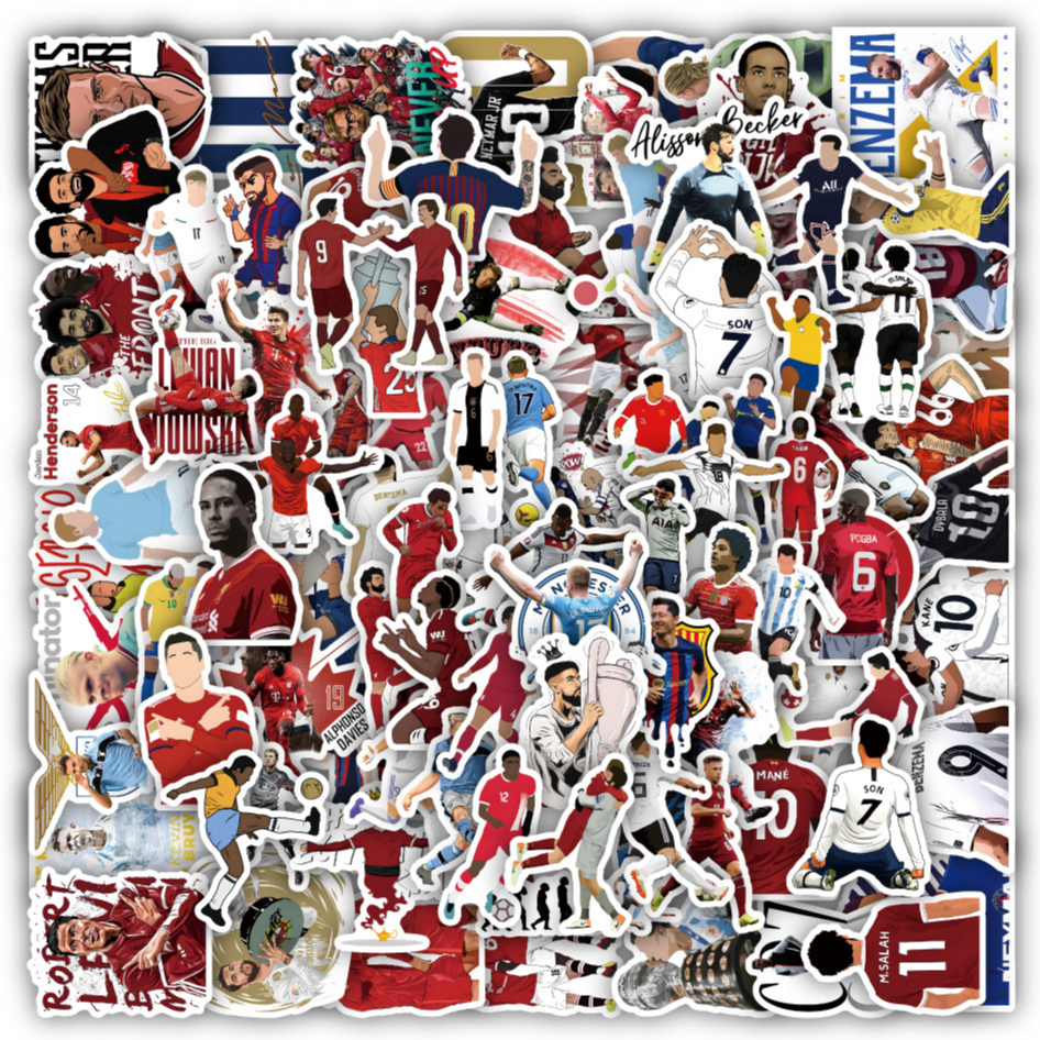 100/50PCS American Football Super Sports Stars Rugby Aesthetic Stickers ...