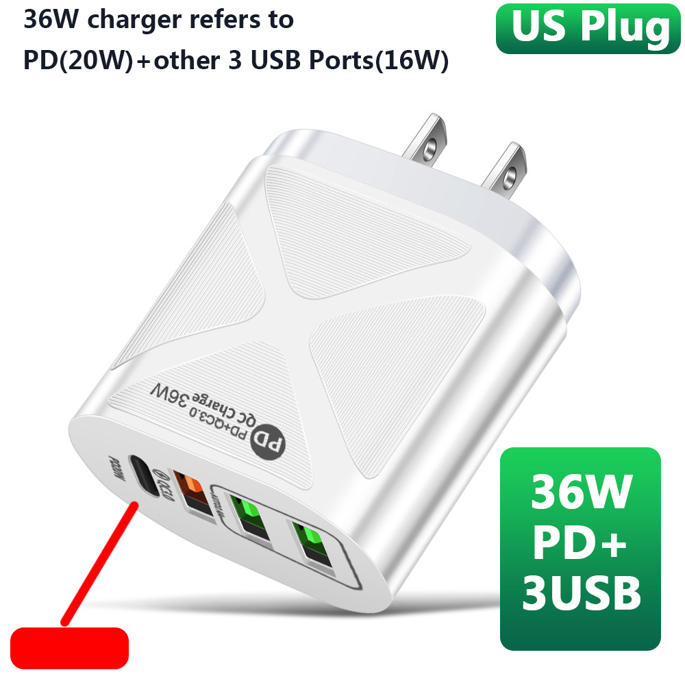 65W GaN/Normal/45W/36W Fast Charge Adapter For Mobile Phone Type C PD ...