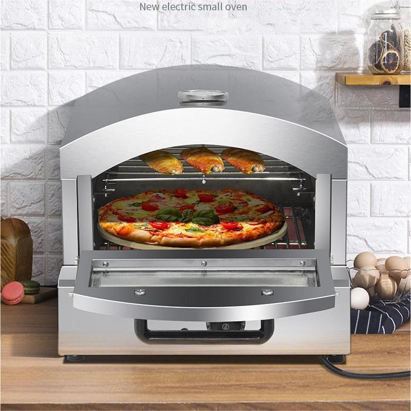 Double layer Pizza Oven Outdoor Electric Pizza Oven Commercial Gas Pizza Oven Portable Small ...