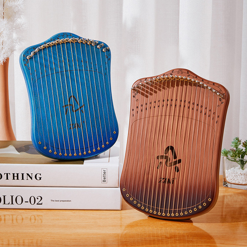 ZANI Fingerplay Lyre Harp 21 Strings Harp Lyre Portable Harp Lyre Piano ...