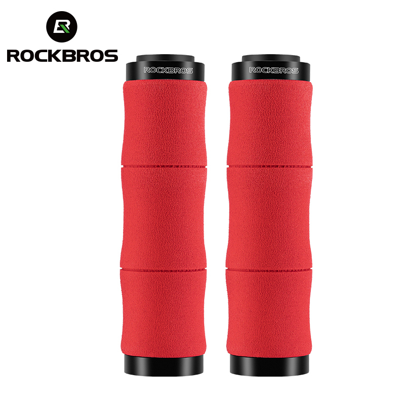 ROCKBROS Bicycle Handlebar Sponge MTB Lock Handle Non-Slip Comfortable ...