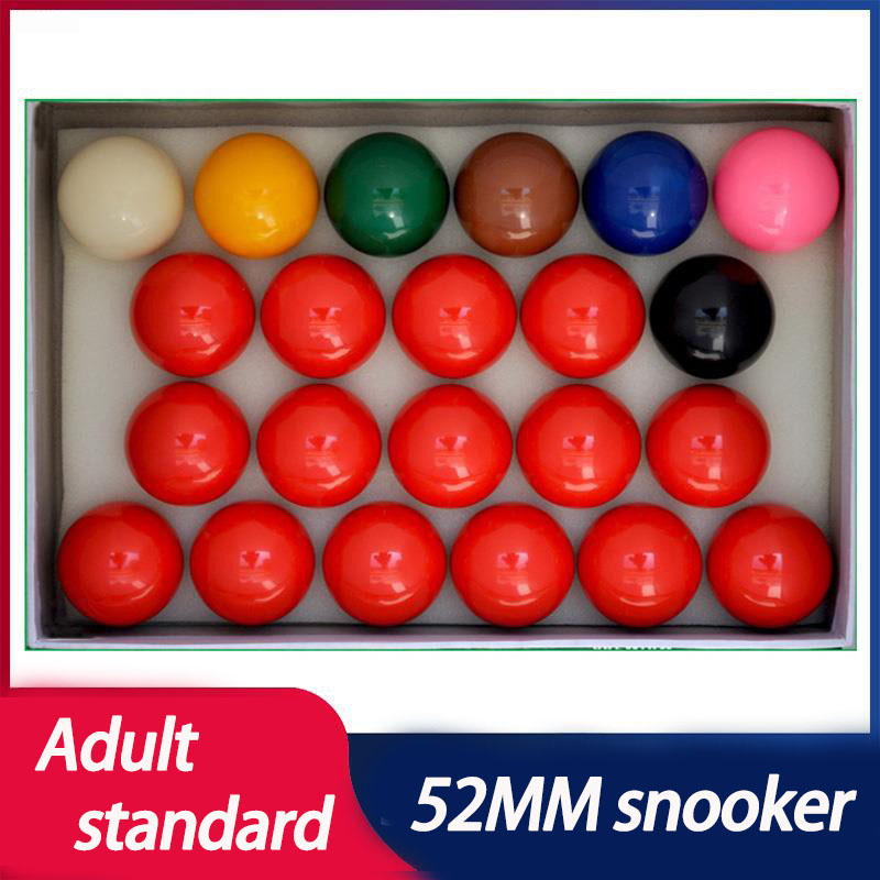 52mm Snooker ball 57mm Diameter Billiard Snooker ball/TV Crystal Pool ...