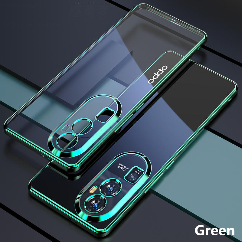 OPPO Reno 11 10 8 8Z 7 7Z 6 Pro Plus 4G 5G Soft Case Luxury Plating ...