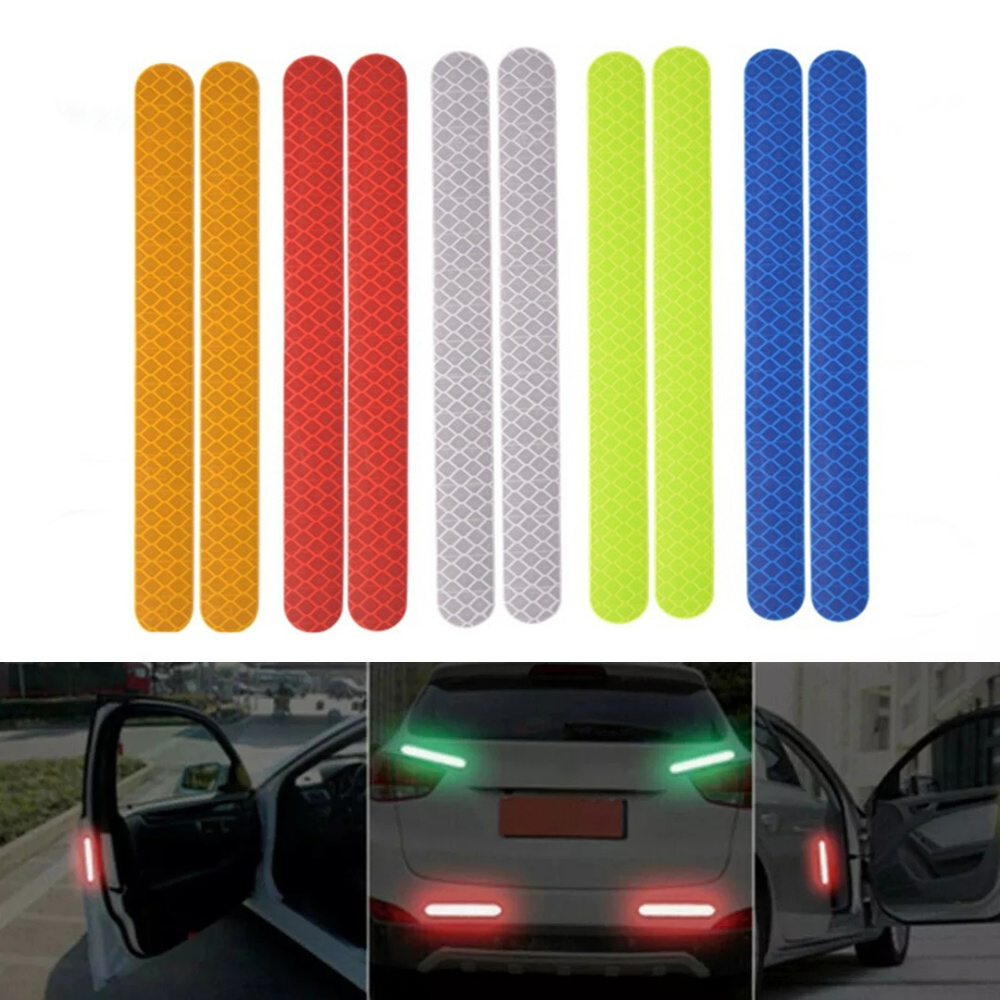 2Pcs Pack Reflective Strip High Reflective Tape Reflective Strip Car ...