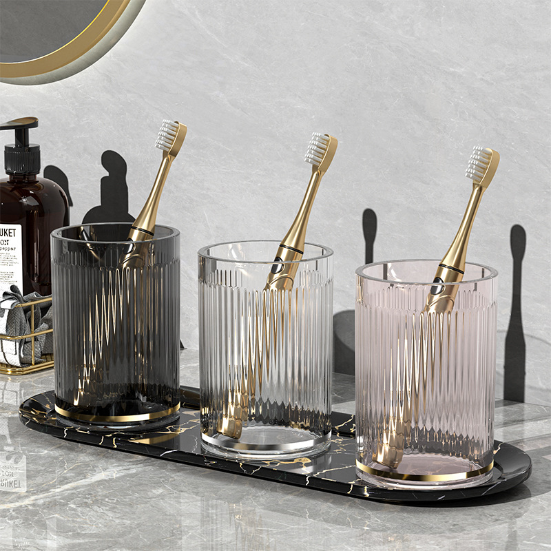 Light Luxury Mouthwash Cup Toothbrush Cup Household Set Toothbrush Cup ...
