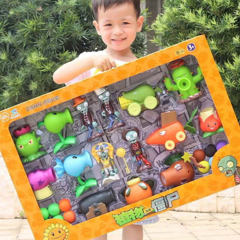 Kids Boys Plants Vs Zombies Mini Figures Action Play Big Box Set ...