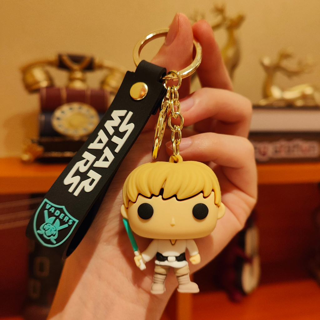 Cartoon Star Wars Doll Keychain The Mandalorian Peripheral Yoda Baby ...
