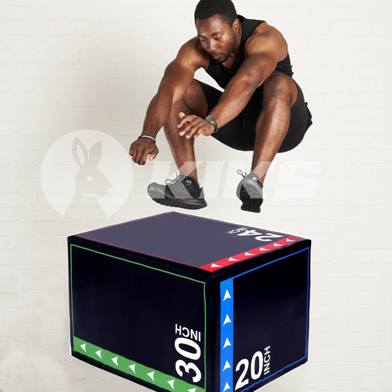 3 in 1 foam plyo jump box for box jumping practice plyometrics exercise ...