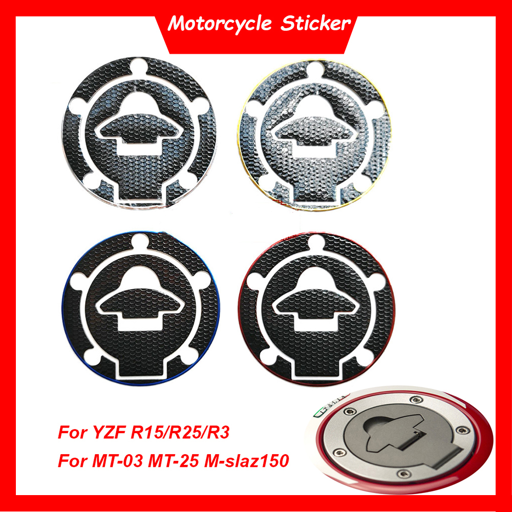 Motorcycle 3D Gas Oil Fuel Tank Cap Sticker Decal Cover Pad Protector ...