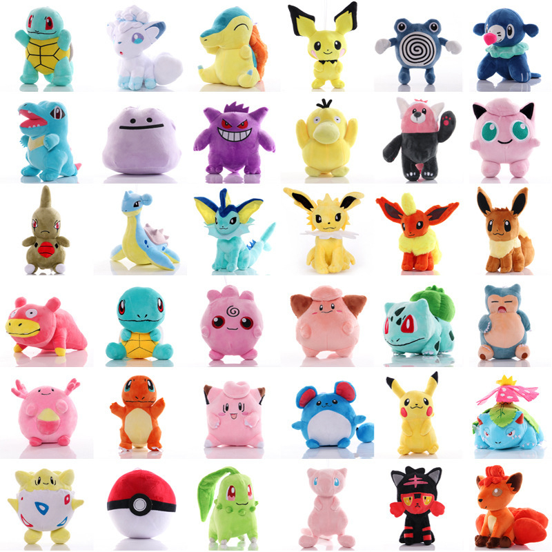 23 Style 16-26cm Anime Pokemon Snorlax Gengar Umbreon Charizard Togepi ...