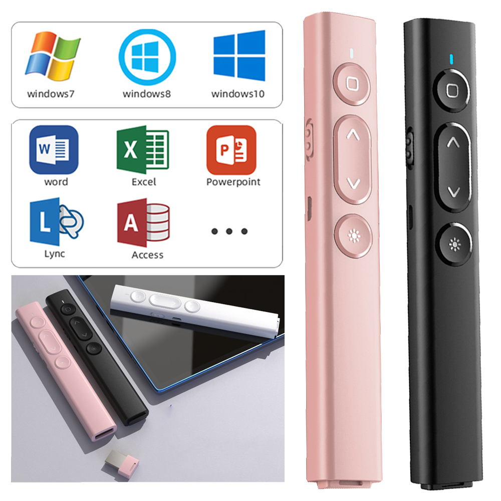 PowerPoint Pointer Presentation with Laser PPT Presenter Remote Clicker ...