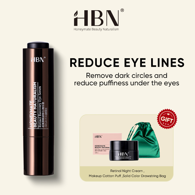 HBN Retinol Recovery Eye Serum Anti-aging, Fine Lines, Swelling and ...
