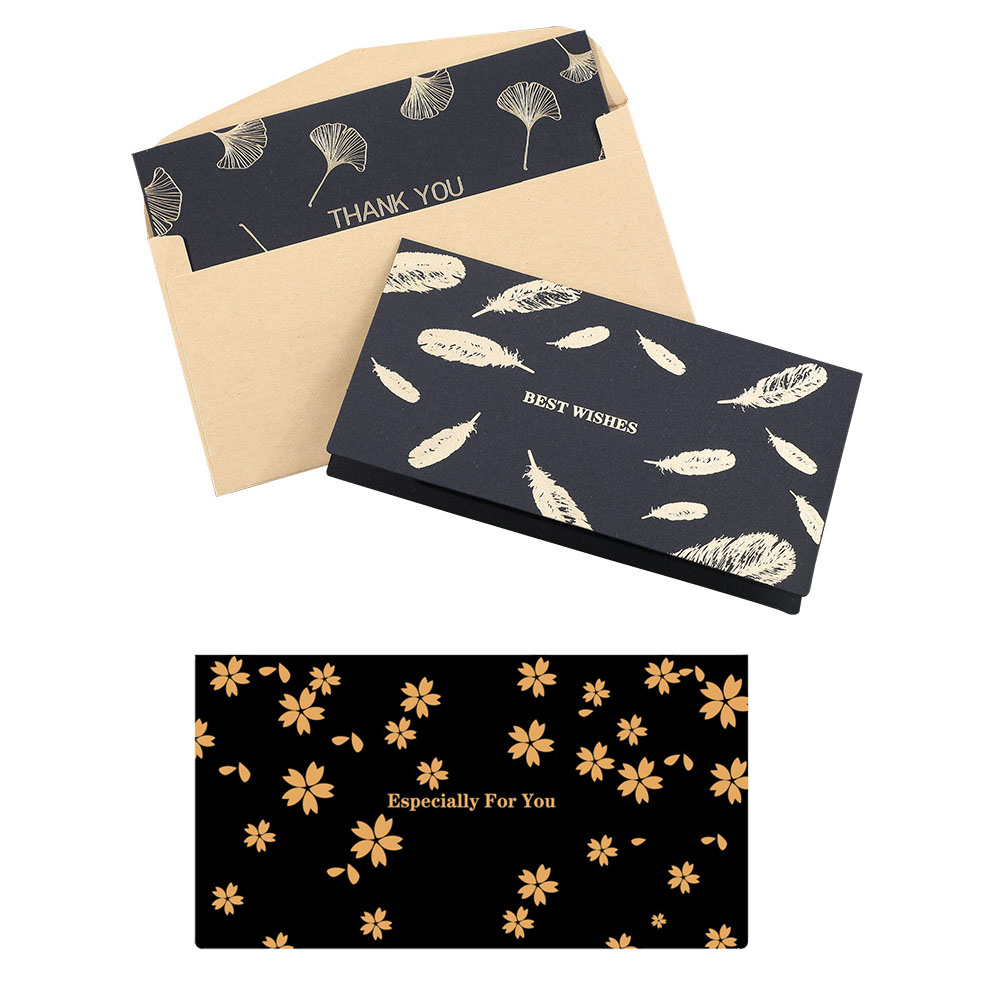 Especially For You Best wishes Thank You Greeting Card Black Hot ...