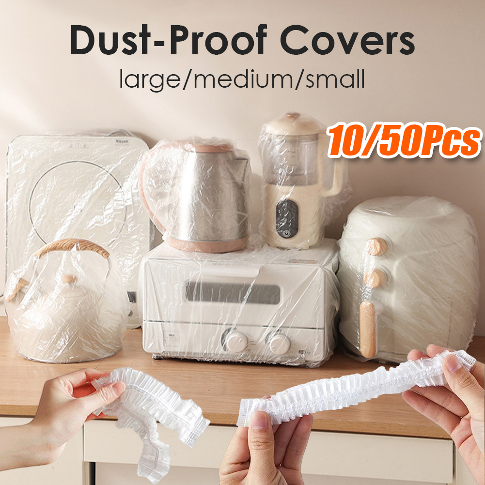 [High Quality] 50/10pcs Large Thickened Dust Cover Multifunctional All ...