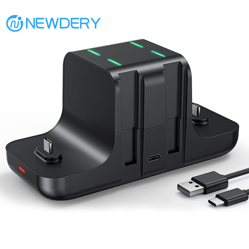 NEWDERY Controller Charger Dock for Nintendo Switch Pro Controller and ...