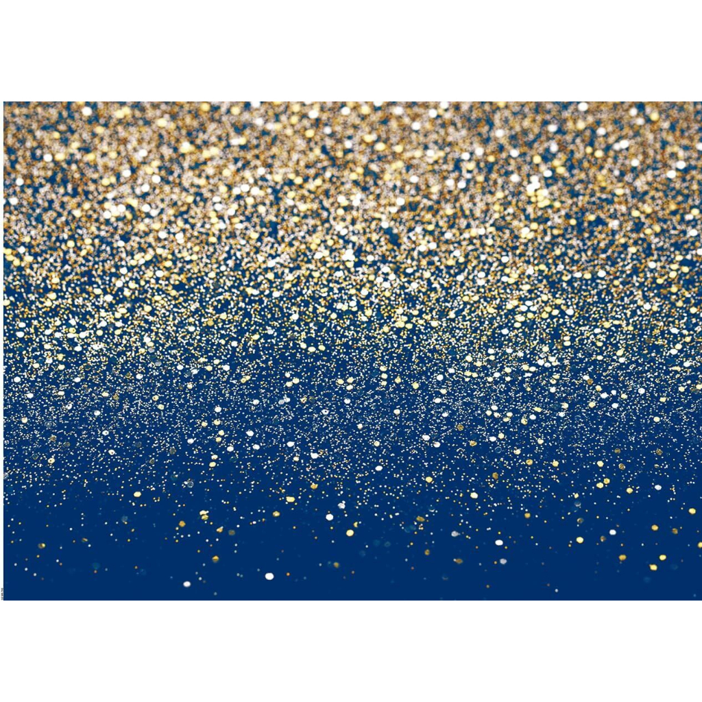 7x5ft Royal Blue Glitter Backdrop Birthday Backdrop Gold Spots Bokeh ...
