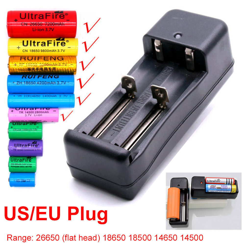 USB Li-ion Battery Charging Adapter for 18650 18500 16340 14500 ...