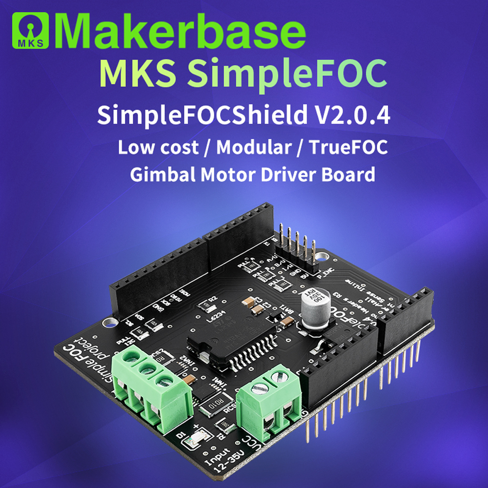 Makerbase Simplefoc Shield V2 0 4 Foc Bldc Motor Controller Board Arduino Servo Shopee Singapore