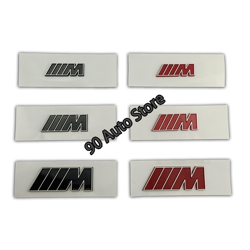 1Piece ABS M Power Emblem Car Side Sticker for BMW F30 F20 F10 F32 Auto ...