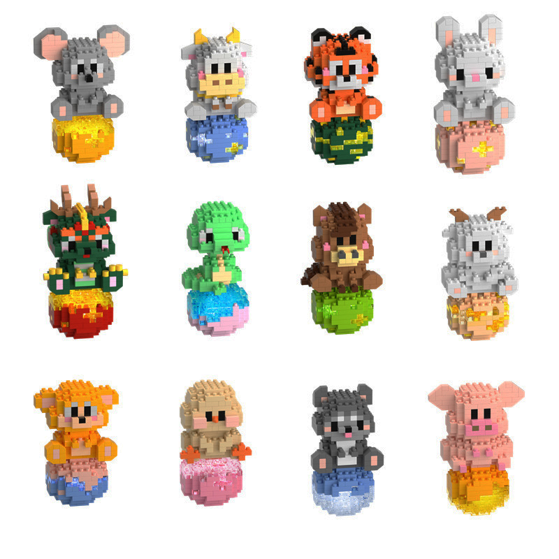12 Zodiac Planet Series Building Block Toy Decoration | Shopee Singapore