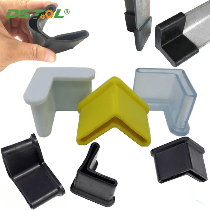 Triangle Iron End Cover Socks Rubber Angle Cap L-shaped Storage Shelf ...