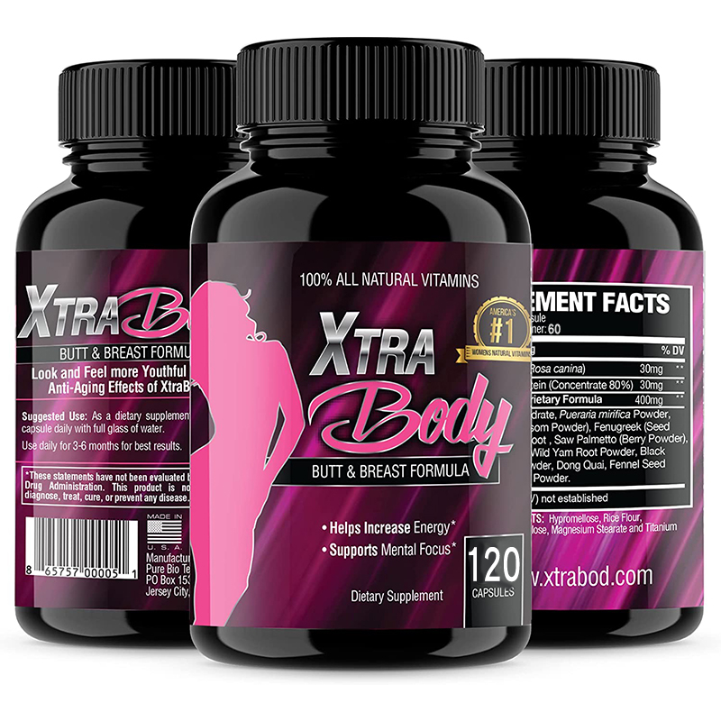 XtraBody Butt and Breast Enhancement Supplement - Adds Natural Curves ...