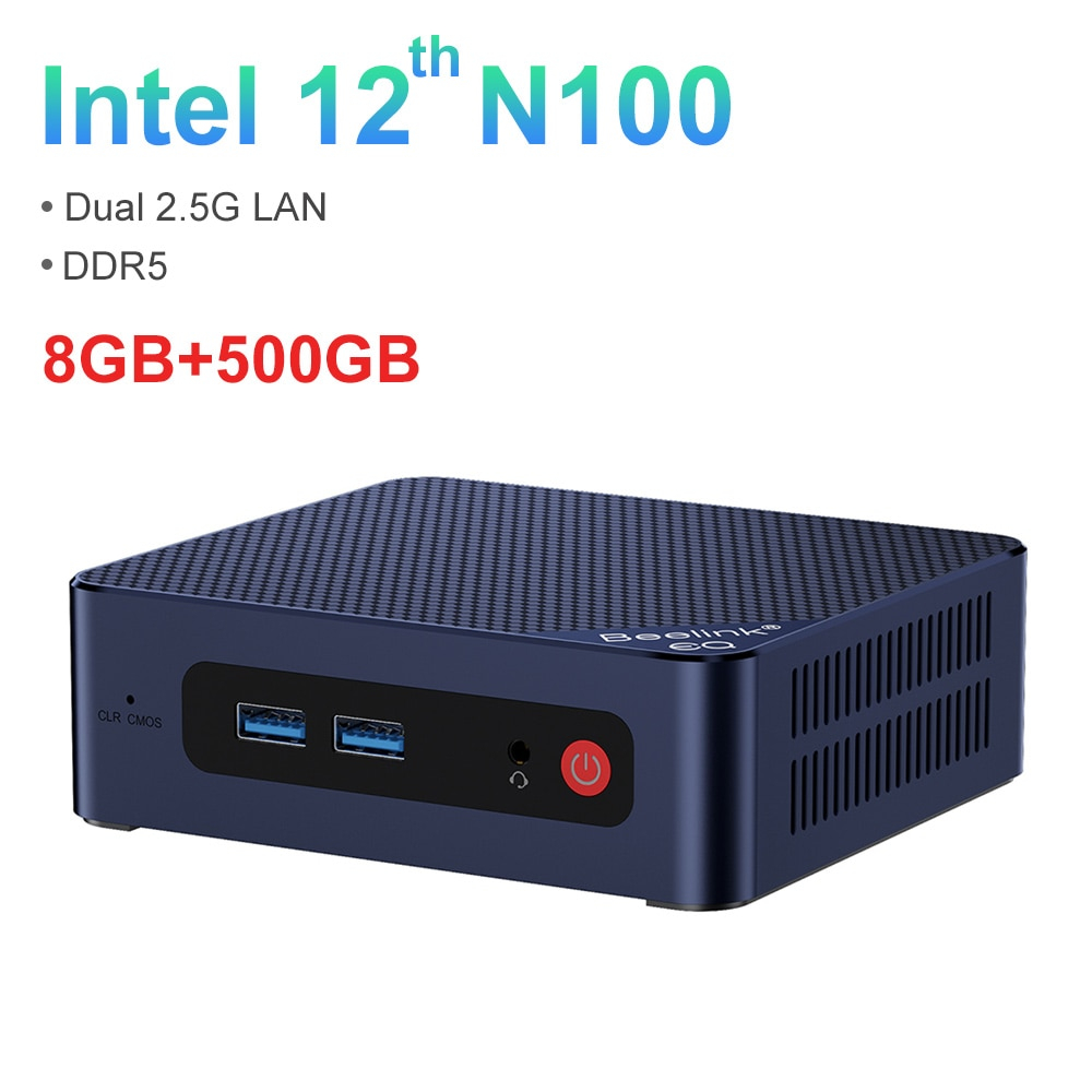 Beelink Mini PC EQ12/EQ12 Pro Intel 12th Intel Core N100/N305 Win 11Pro ...