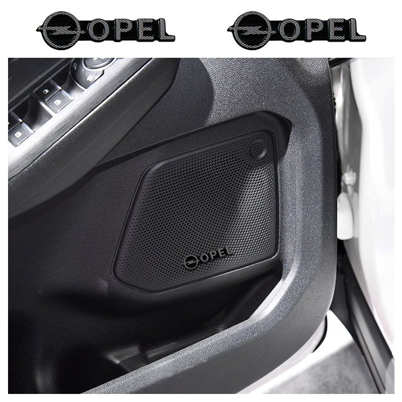 4 pcs/10pcs Metal Car Audio Sticker Auto Logo Music Player Speaker ...