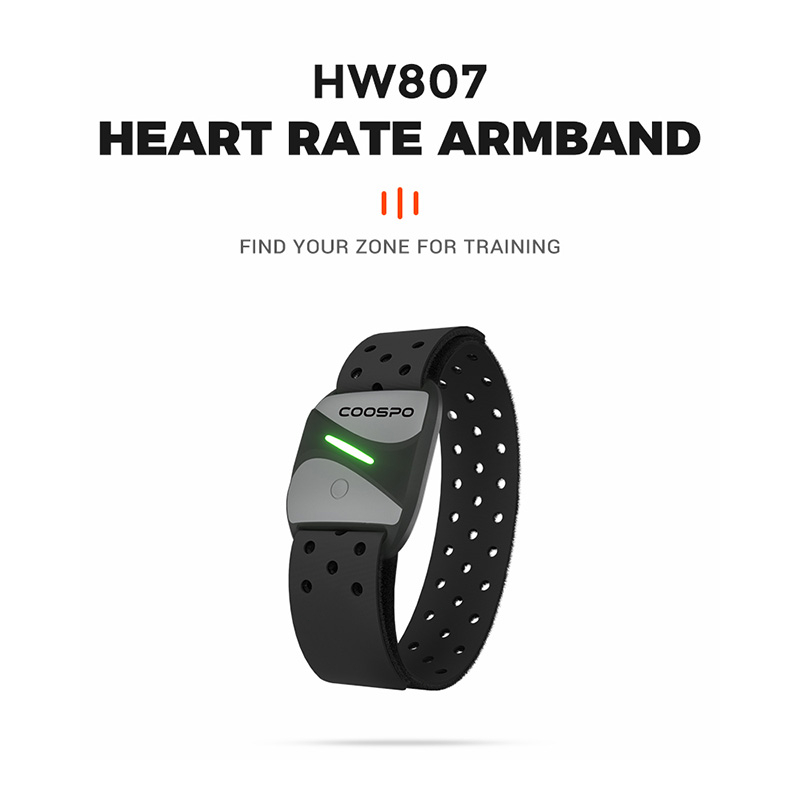 Coospo HW807 Arm Heart Rate Monitor Cycling ANT+ Bluetooth IP67 ...