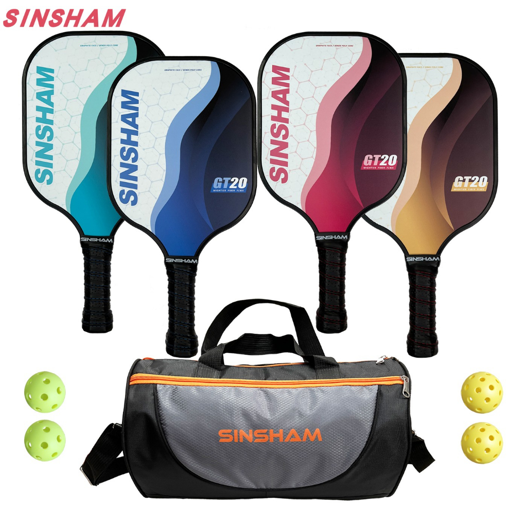 Curved Pickle Racket Carbon Fiber Racket SINSHAM Hole Ball Racket ...