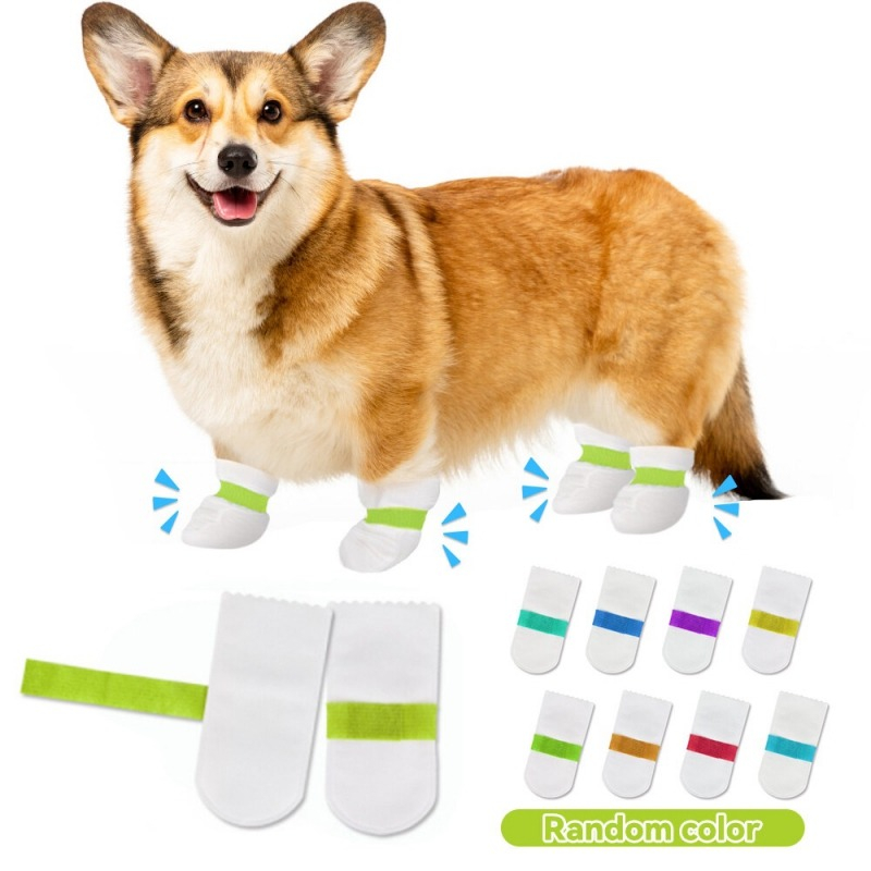 Pet dog puppy Disposable Shoes Cover Care Anti-scalding Waterproof ...