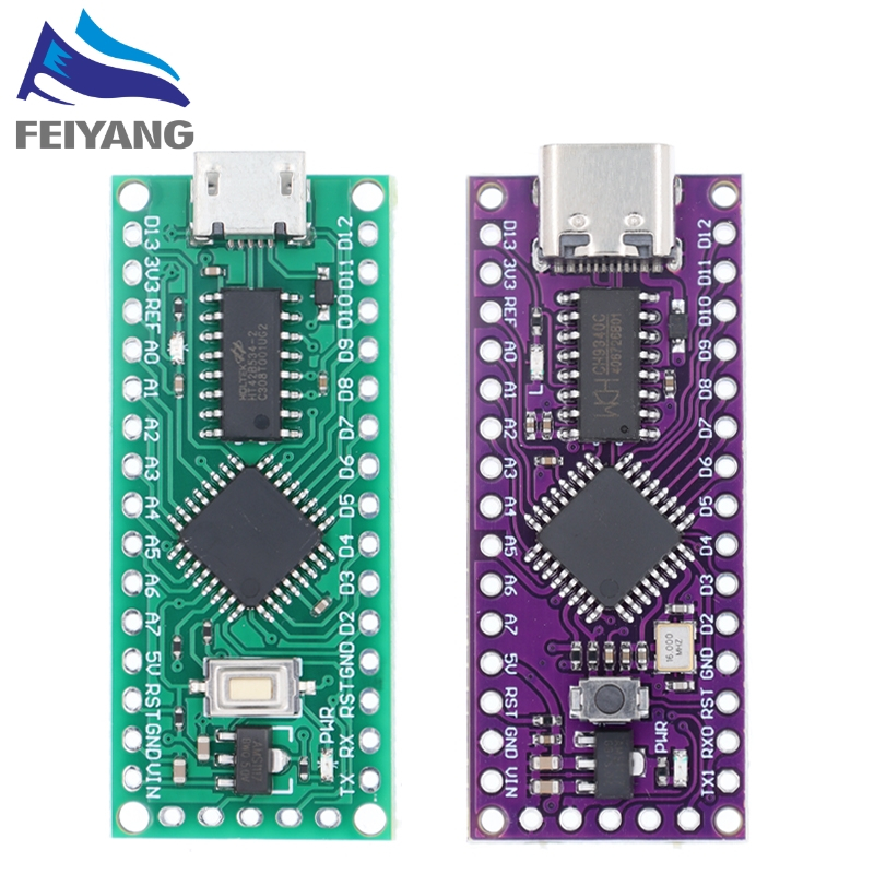 LGT8F328P-LQFP32 MiniEVB TYPE-C MICRO USB Compatible With ATMEGA328 ...
